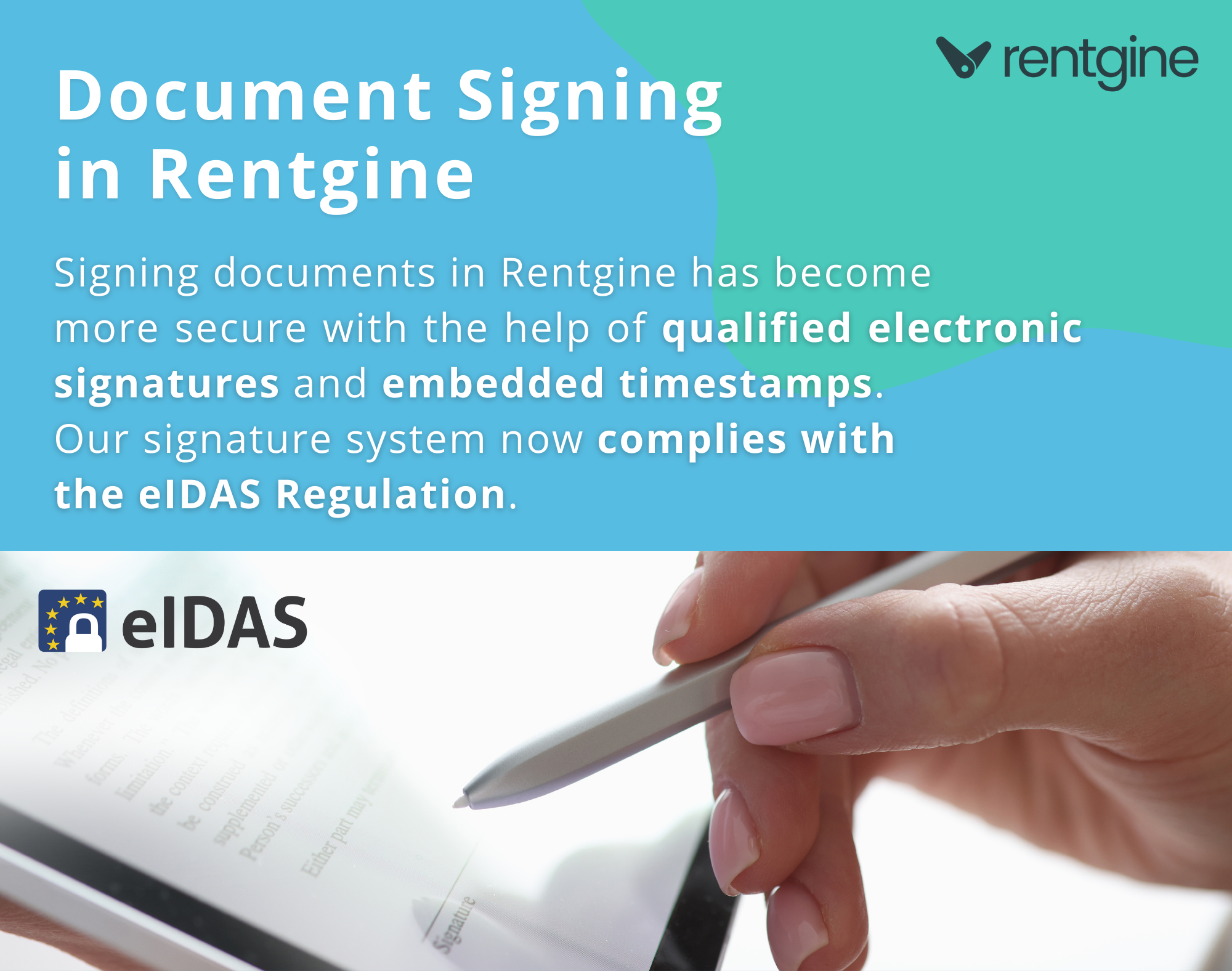 Electronic Signatures in Rentgine Are Compliant With eIDAS Regulation ...